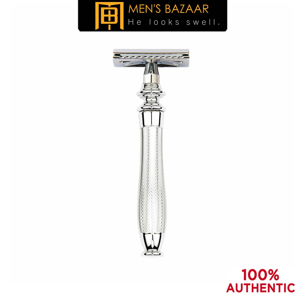 Edwin Jagger - Chatsworth Collection - Chrome Barley Double Edge Razor ...