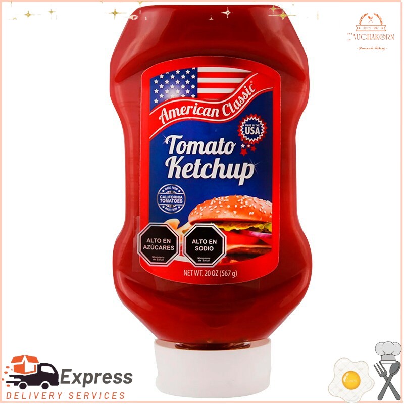อเมริกันคลาสสิคซอสมะเขือเทศ 567กรัม American Classic Ketchup 567 grams ...