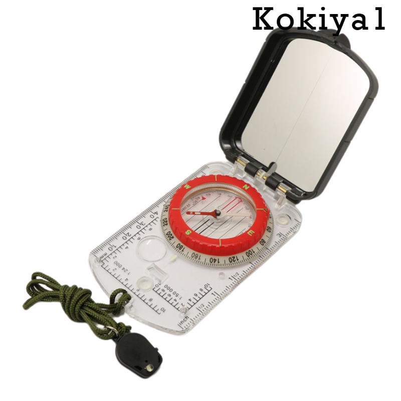[HOT] Foldable Compass Scale Magnifier Map Ruler Outdoor Mountaineering ...