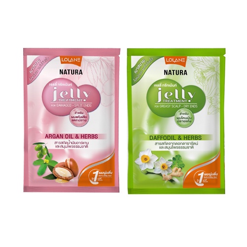 Lolane Natura Jelly Treatment โลแลน เนทูร่า เจลลี่ ทรีทเม้นท์ กล่อง(30 ...