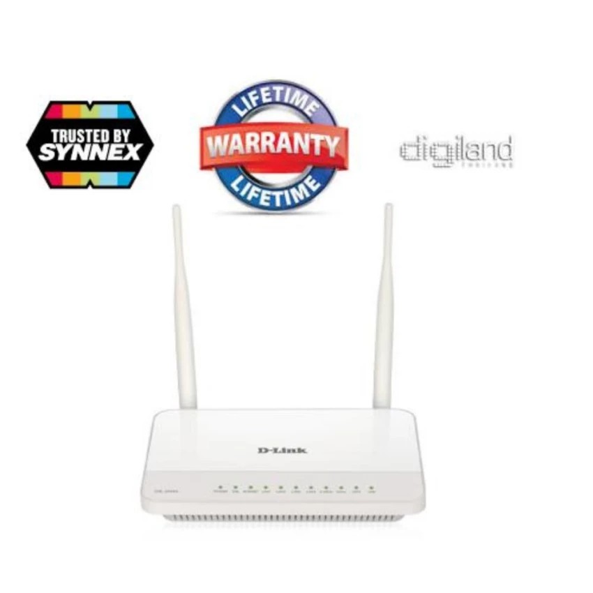 D-Link Dual Band Wireless N600 Gigabit ADSL2+ Modem Router รุ่น DSL ...