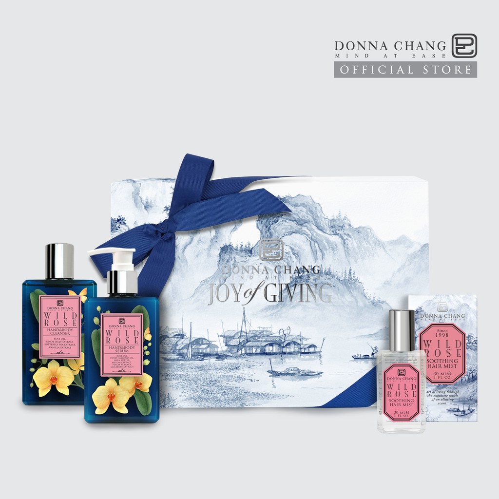 DONNA CHANG Wild Rose Hand & Body Care Set ดอนน่า แชง อาบน้ำ เจลอาบน้ำ ...