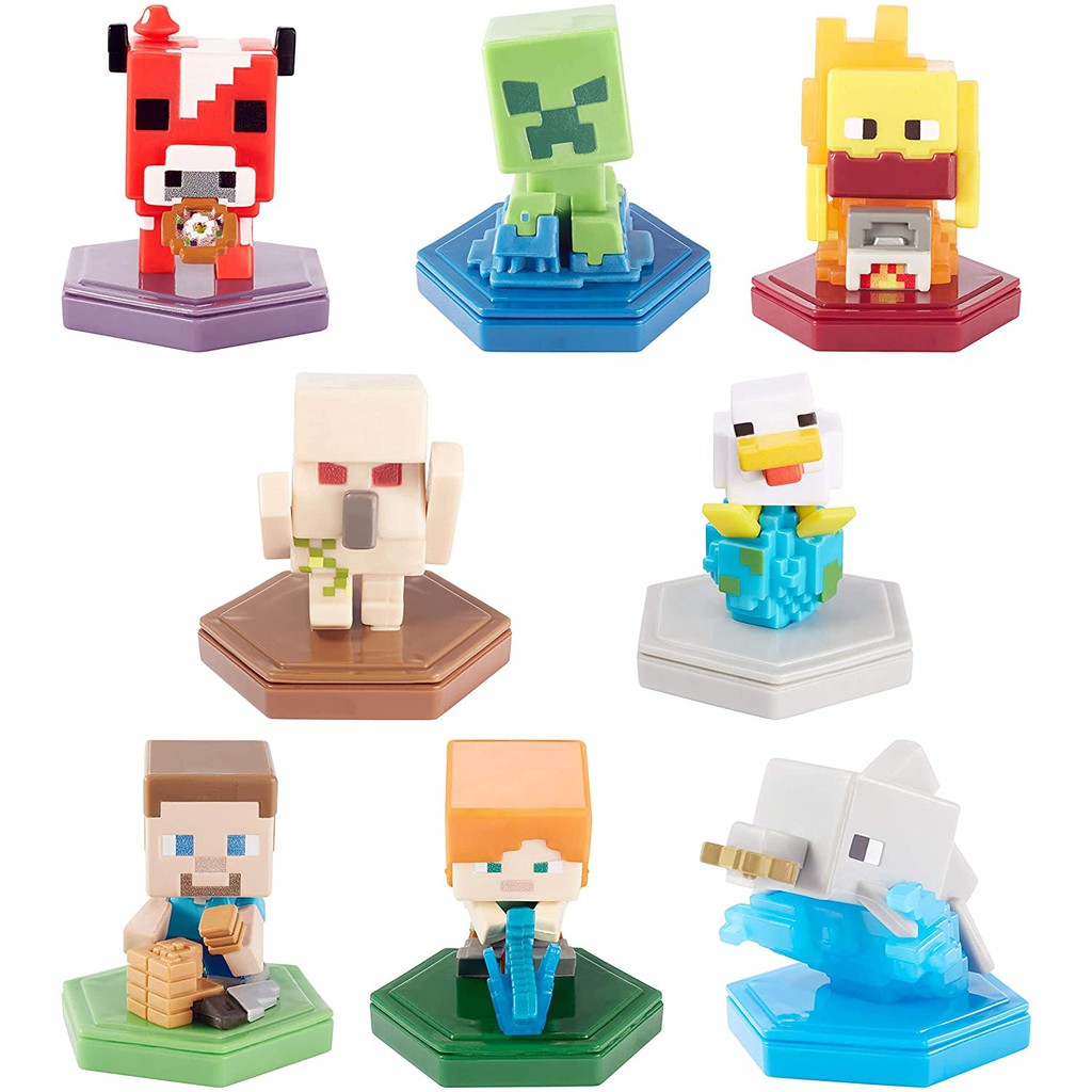 Mattel Minecraft Earth Boost Mini Figure random 1pc. โมเดลจิ๋ว จากมาย ...