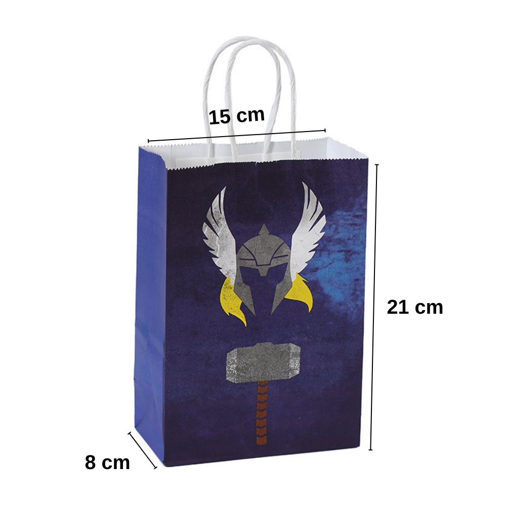 Marvel Avengers ถุงกระดาษเด็กวันเกิด Party ประตูอนุบาล Beg Kertas ...