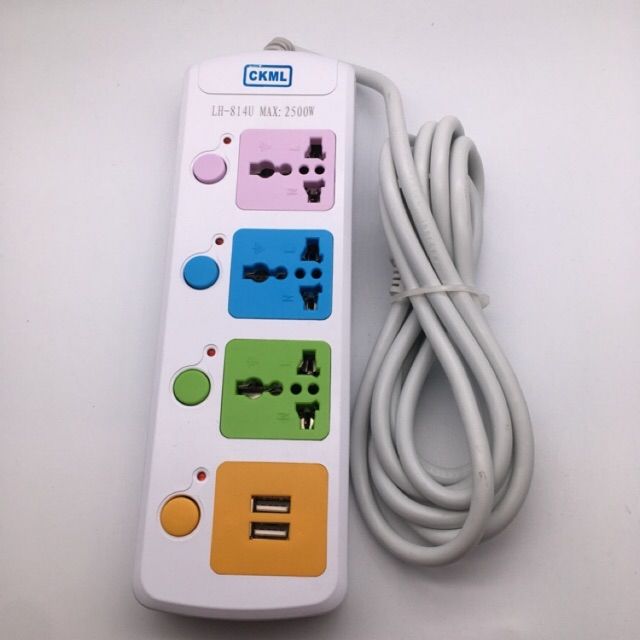 ปลั๊กไฟ ผมช่องเสียบ USB | Shopee Thailand