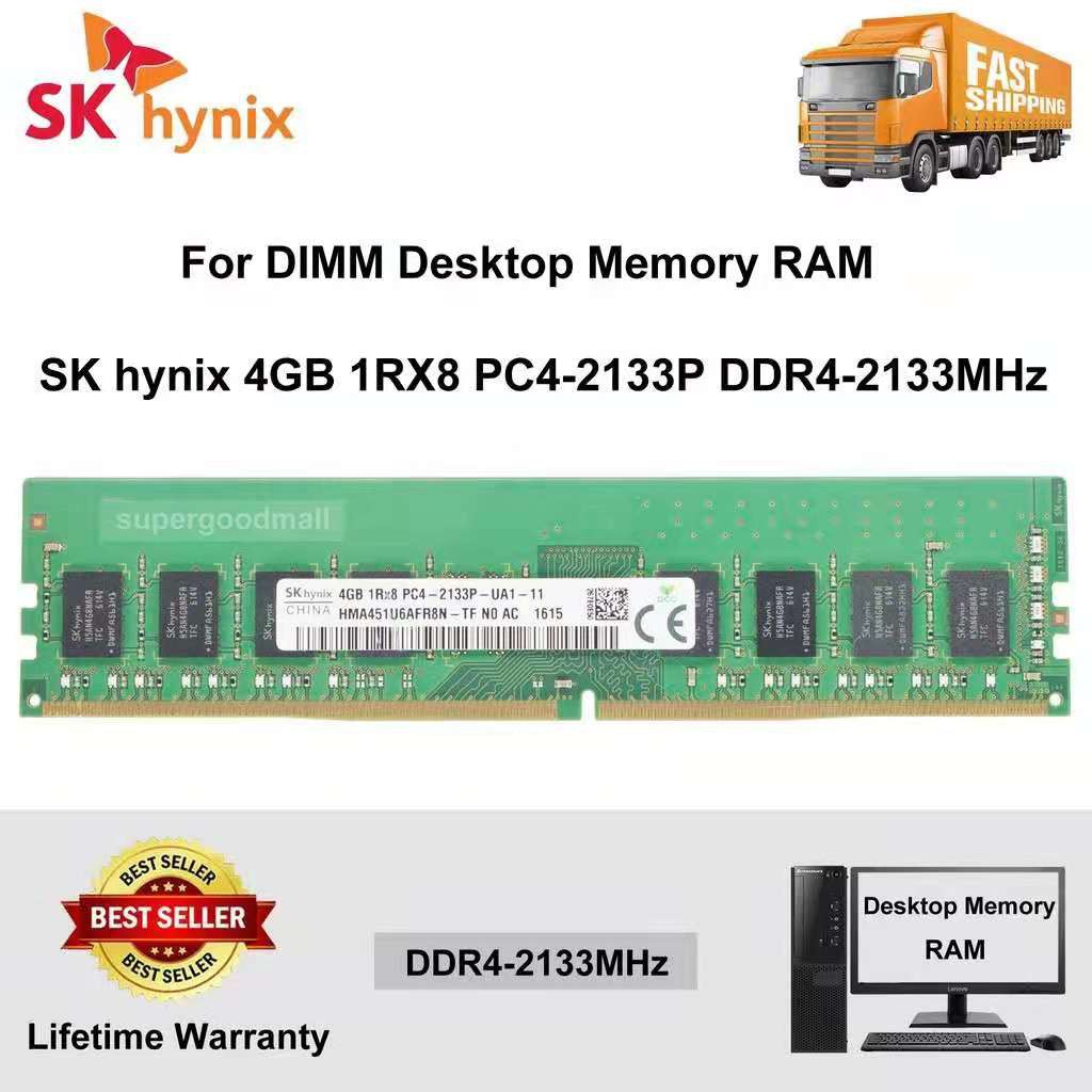 SK Hynix 4GB 8GB 16GB PC4 2400T 2666V 2133P DDR4 2666MHz 2400MHz 2133MHz 288PIN 1.2V DIMM ...