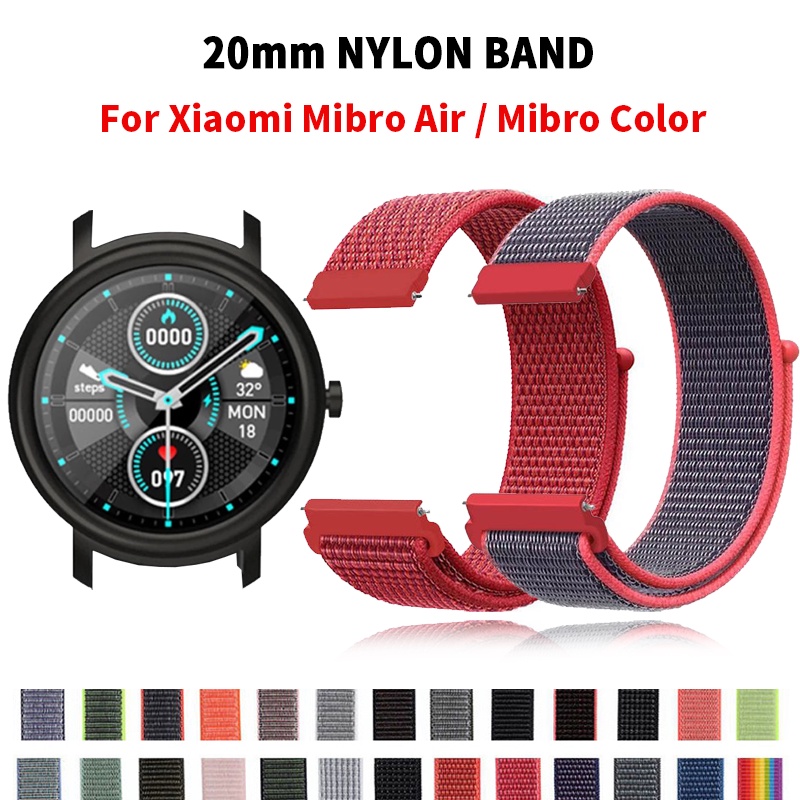 20mm Nylon strap For Xiaomi Mibro Air/Mibro Color สายรัดข้อมืออัจฉริยะ ...