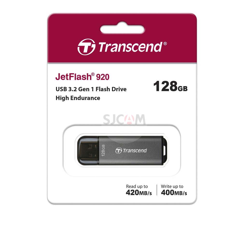 Transcend USB 3.2 Gen 1 Flash Drive 128GB Type-A(R max 420 MB/s : W max ...