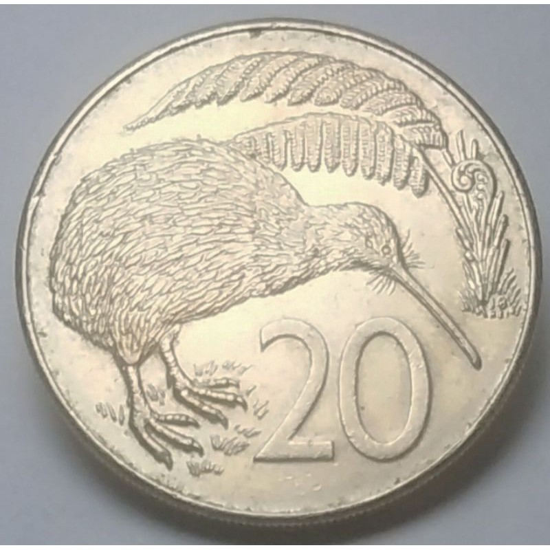 นิวซีแลนด์ (New Zealand), ปี 1986-1989, 20 Cents, Queen Elizabeth II | Shopee Thailand