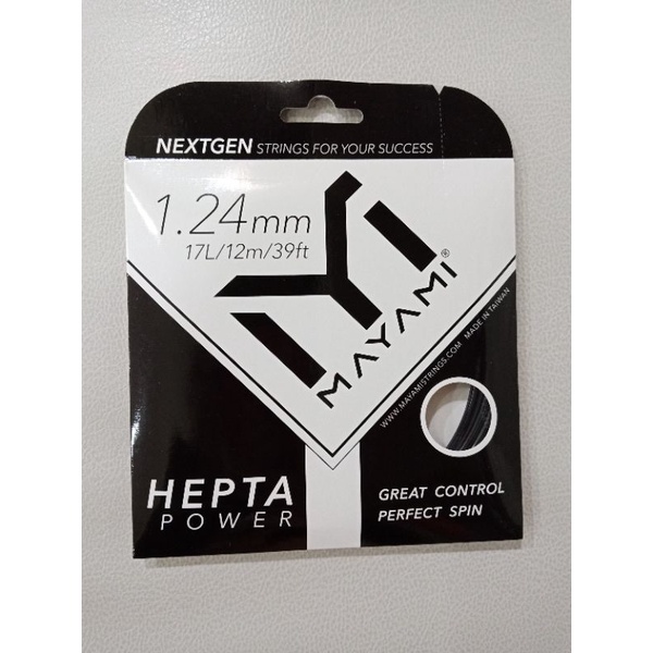 MAYAMI :HEPTA POWER (GREAT CONTROL/PERFECT SPIN 7)ส่งฟรีจร้าและส่งเร็ว | Shopee Thailand