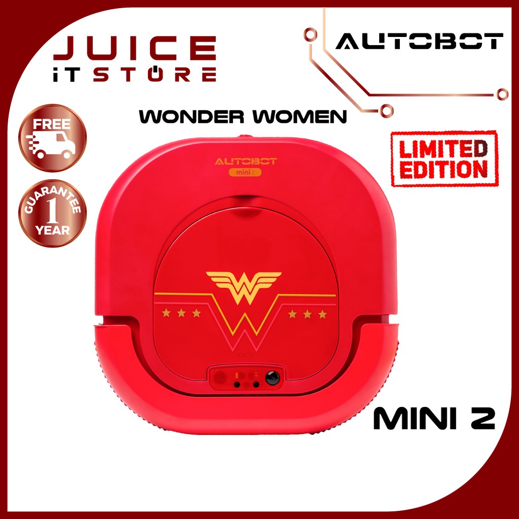 AUTOBOT Mini 2 Wonder Women (Limited Edition) หุ่นยนต์ดูดฝุ่น ผม ขนสัตว์ ถูพื้น ได้ดี พร้อมกลับ ...