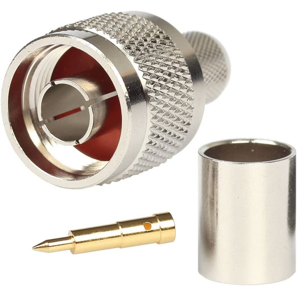 N TYPE MALE Crimp เกรด A สำหรับสาย 5D-FB | Shopee Thailand