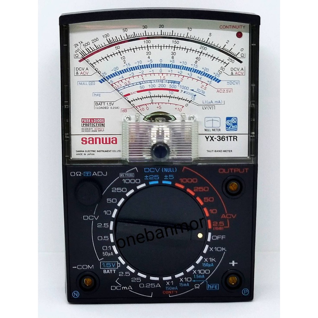 Sanwa YX-361TR Wide measurement range Multimeter ของแท้ 100% Made in JAPAN ออกใบกำกับภาษีได้ ...
