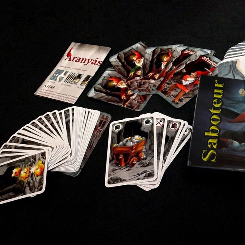 【Ready Stock】English Version Saboteur Card Game Family Party Game ...