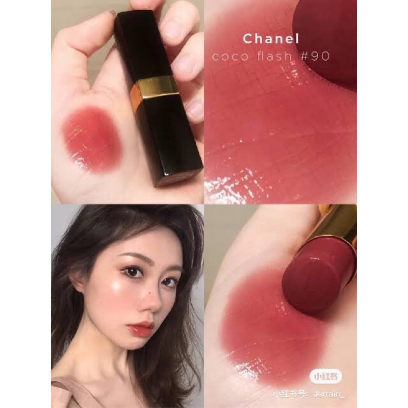 แท้💯 ลิป Chanel rouge coco flash สี 144 Move, 90 Jour | Shopee Thailand