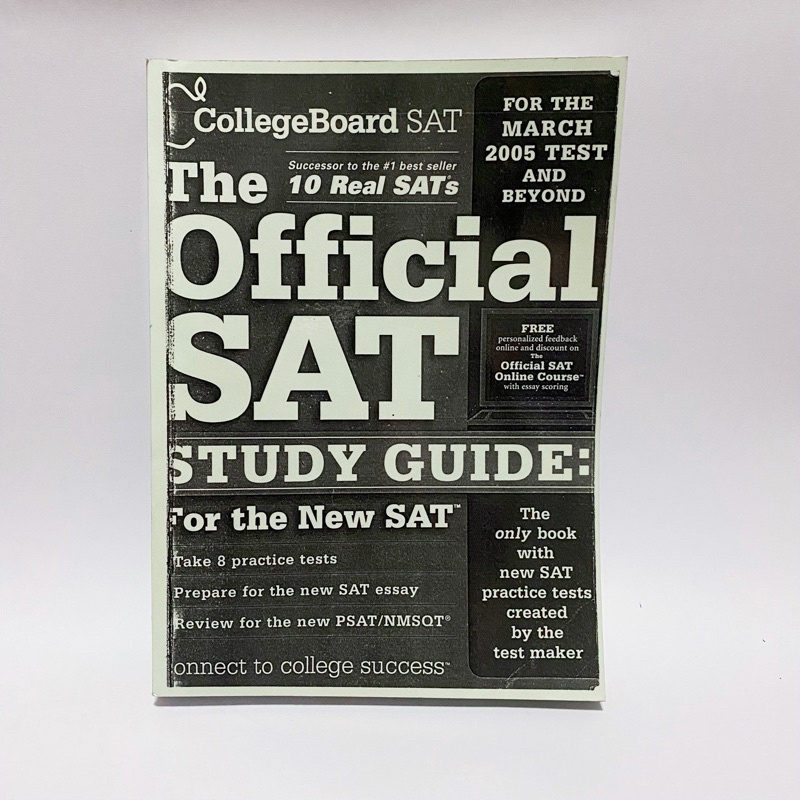 หนังสือ The official SAT แนวข้อสอบ SAT หนังสือติว SAT | Shopee Thailand