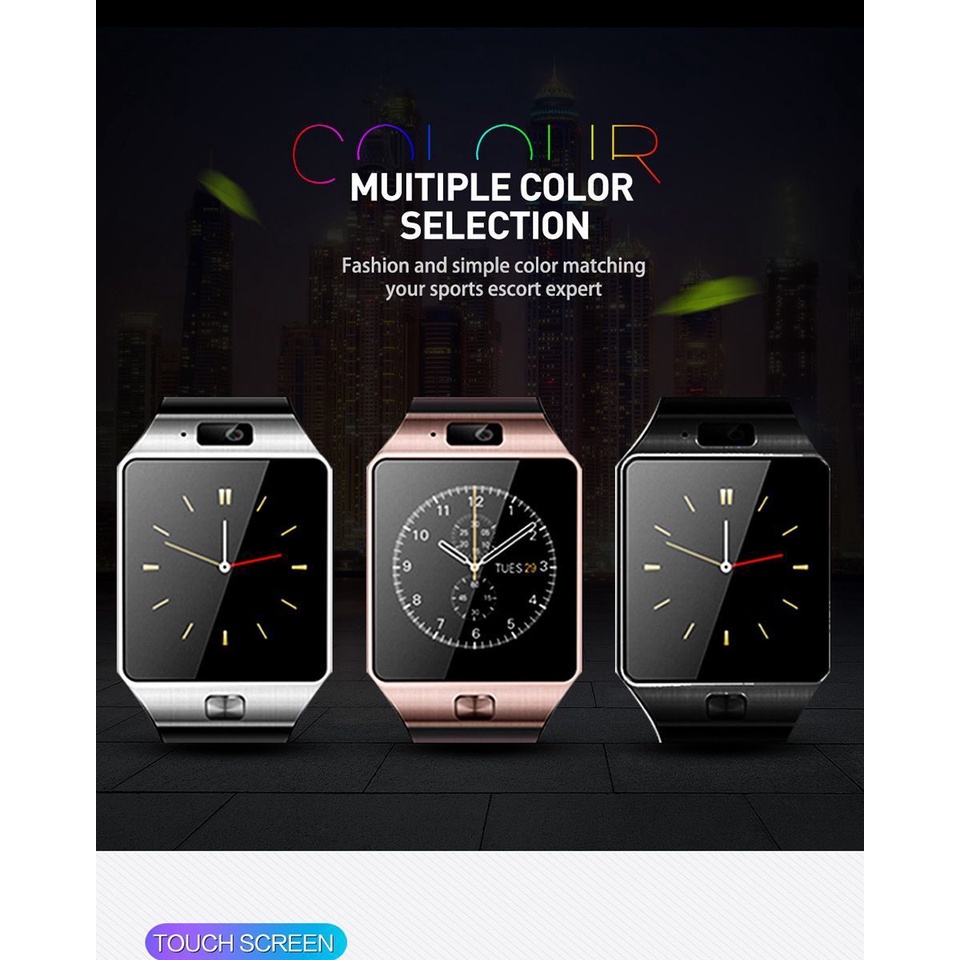 Dz09 สมาร์ทวอทช์ Relogio Android smartwatch โทรศัพท์ fitness tracker ...