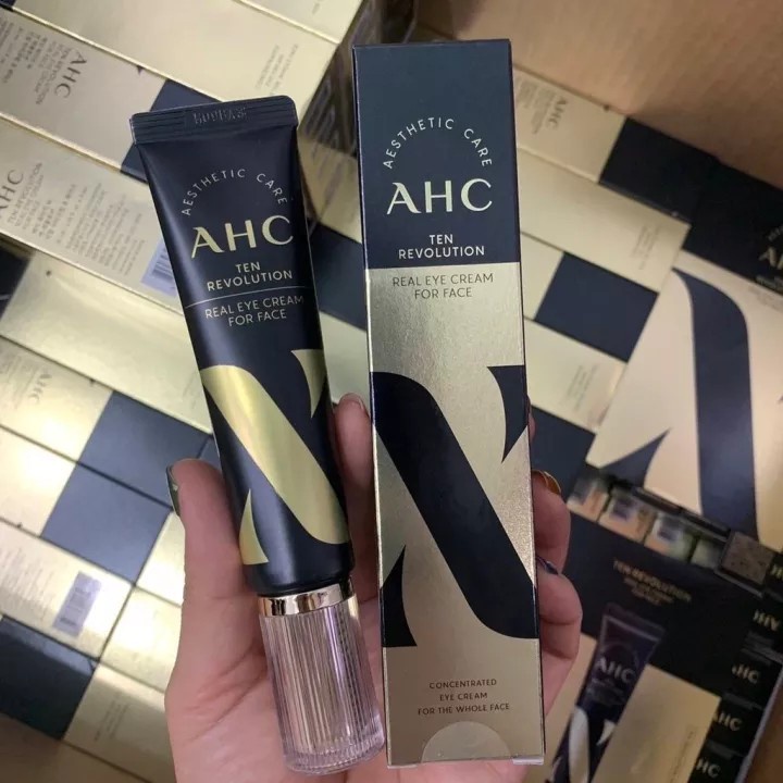 AHC ten revolution real eye cream for face 12 ml ครีมใต้ตา สุดฮิตจากเกาหลี | Shopee Thailand
