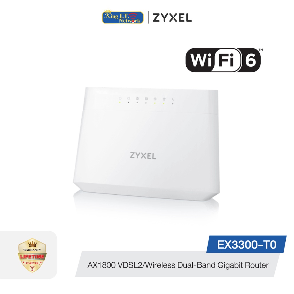 Zyxel (EX3300-T0) Dual-Band Wireless AX1800 Gigabit Ethernet | Shopee ...