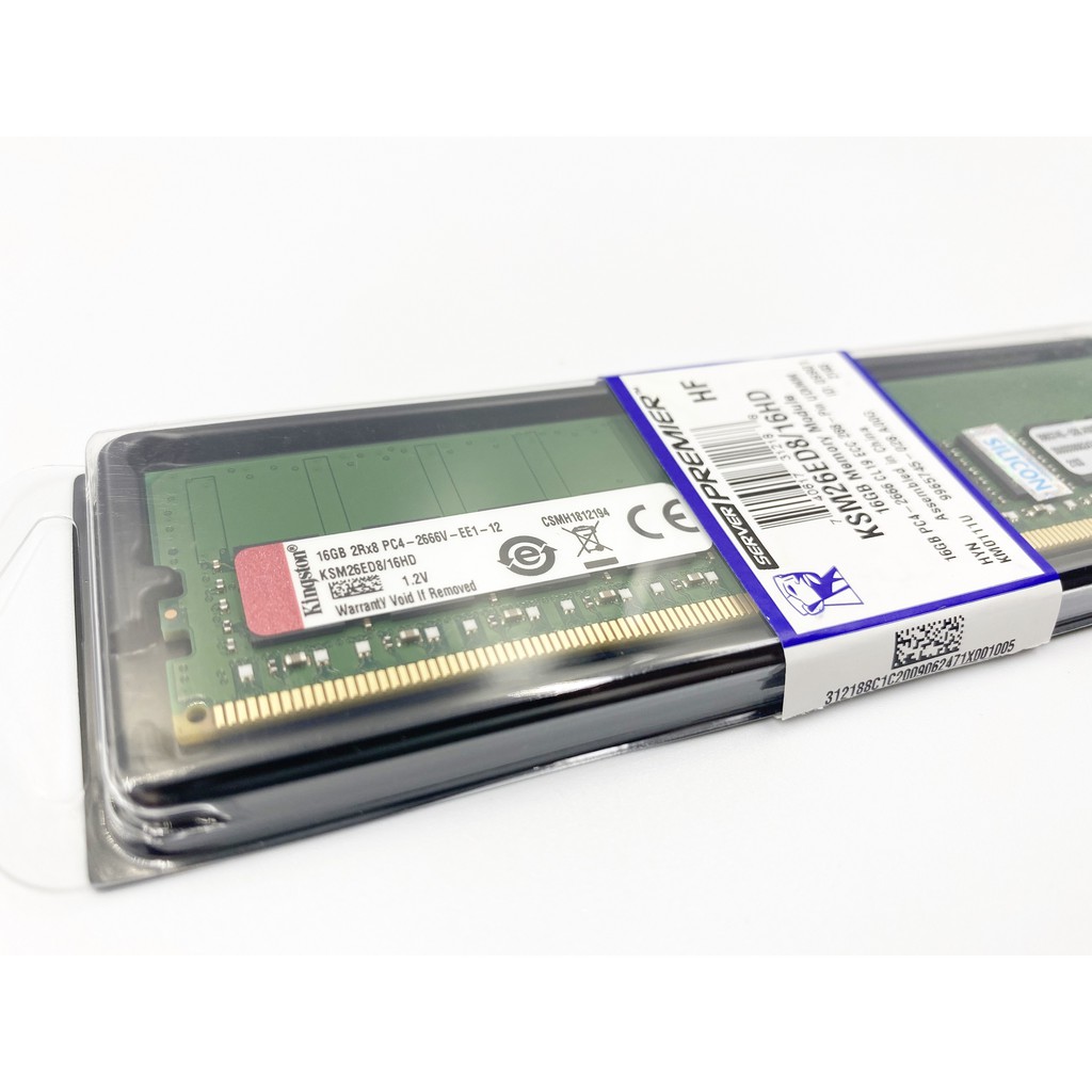 16GB 32GB 2Rx8 DDR4 2666MHz 2933MHz 3200MHz UDIMM ECC RAM Server Kingston ของใหม่ | Shopee Thailand