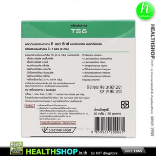 INTERPHARMA TS6 Lactic Acid Bacteria Combination 75,000 million CFU ...