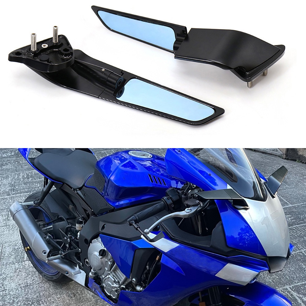 กระจกมองข้างรถจักรยานยนต์ Yamaha YZF R1 2015-2019 R6 2017-2020 2019 YZF ...