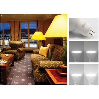 หลอดไฟฮาโลเจน หรี่ไฟ LED halogenMR16 Dimmable GX5.3 7w 220V EVE ...