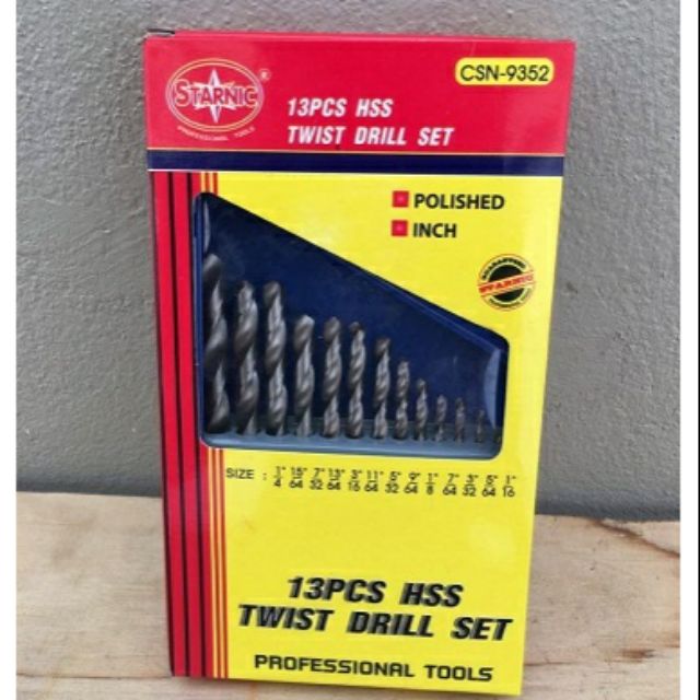 ชุดดอกสว่าน 13ตัว/ชุด STARNIC | Shopee Thailand