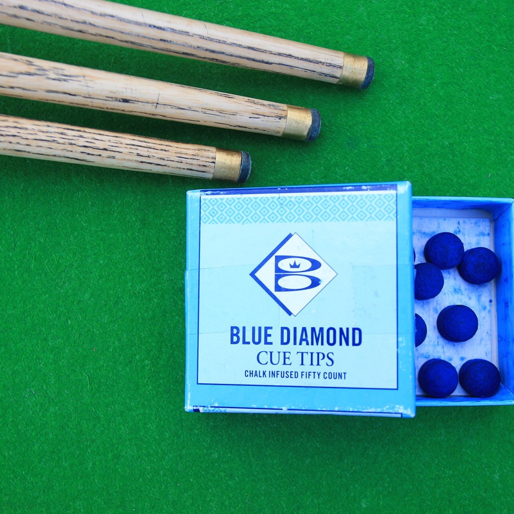 หัวคิว สนุกเกอร์ บลู ไดมอนด์ 11 มม. ( blue diamond cue tips 10mm ...