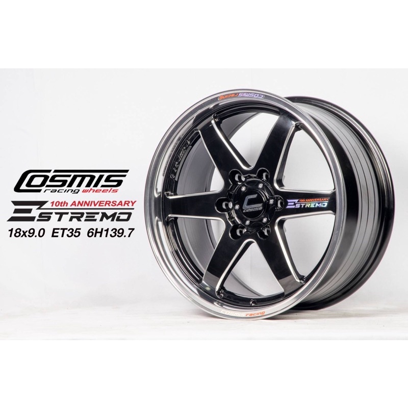 ล้อแม็กซ์ เข้าใหม่ Cosmis Estremo ขอบ18 กว้าง9 ไม่ล้น 6 รู ล้อแท้รับประกันหกปี ลดอีก 2000 ราคา ...