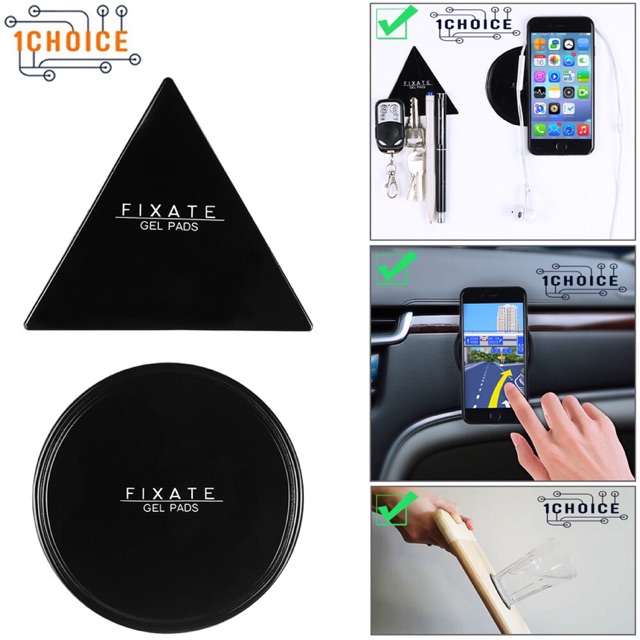 Fixate gel pads แผ่นเจลเอนกประสงค์ ติดฝานัง | Shopee Thailand