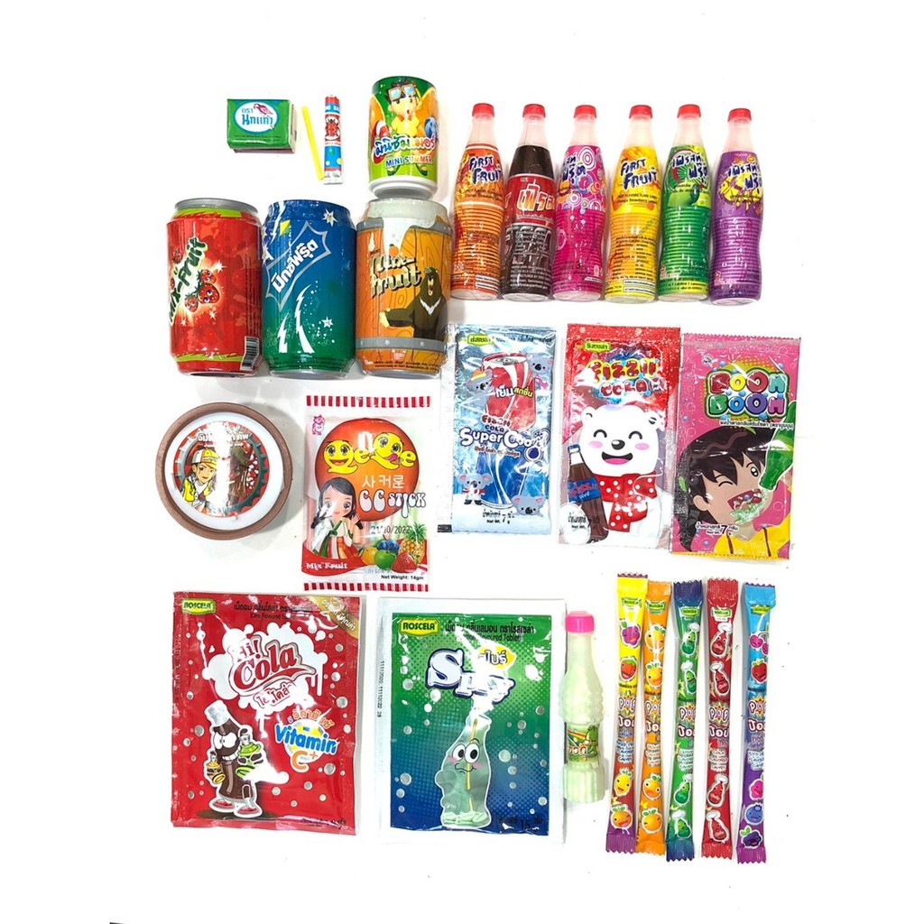 🎉🍬🍫🍪🎉🔥 Spry Hi Cola สุดคูล เซตไฟลุก 🔥🎉 🎉ลูกอมย้อนวัย 🍬🍫🍪🎉 | Shopee Thailand