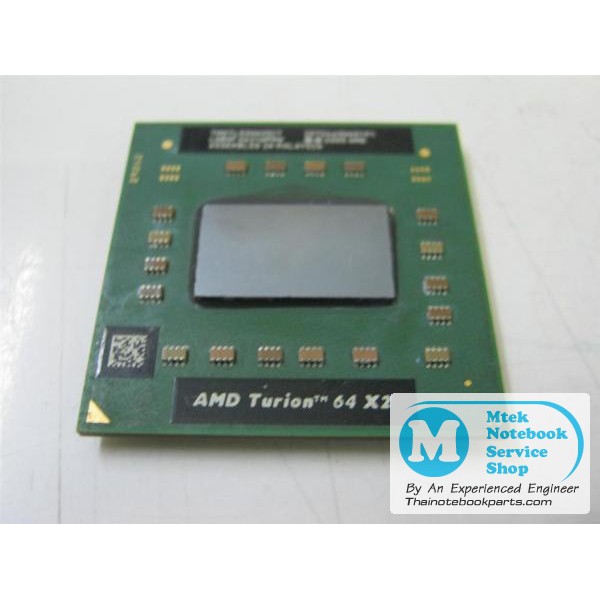 ซีพียู CPU AMD Turion 64 X2 TL-52 ความเร็ว 1.6GHz, L2 2x512 KB, Bus 800MHz, Socket S1 ...