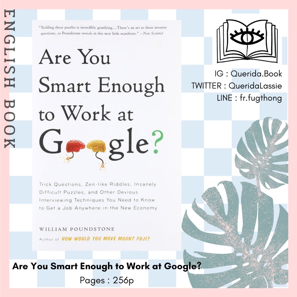 [Querida] หนังสือภาษาอังกฤษ Are You Smart Enough to Work at Google? by ...