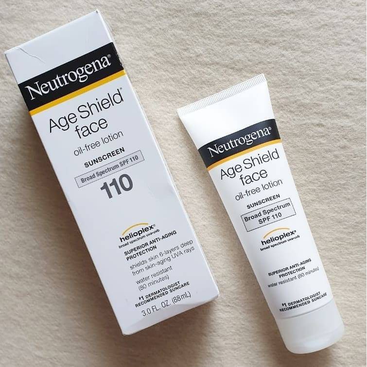 Neutrogena Age Shield Face Lotion Sunscreen Broad Spectrum SPF 110 88g ...