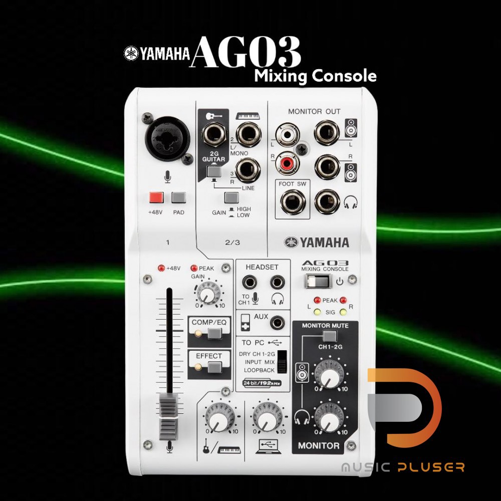 Yamaha AG03 MK2 Mixer with USB Audio Interface มิกเซอร์ ขนาด 3-channel มี USB audio interface ...