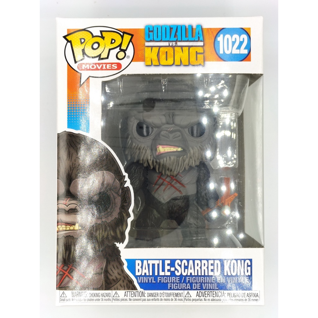 Funko Pop Godzilla VS Kong - Battle-Scarred Kong #1022 (กล่องมีตำหนินิด ...