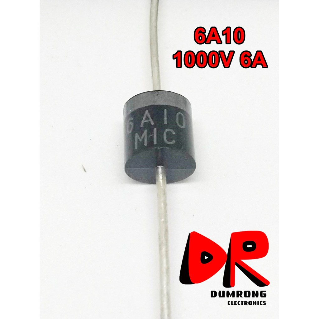 (20 ชิ้น) 6A10 ไดโอด 1000V 6A MIC diode | Shopee Thailand