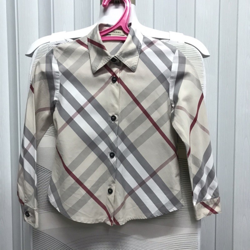 เสื้อเชิ้ตเด็กBurberry ของแท้1000% ไซส์4y/104cm | Shopee Thailand