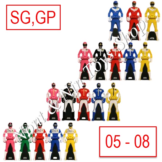 Gokaiger SG,GP Ranger Key เรนเจอร์คีย์ ขบวนการโกไคเจอร์ ชุดที่ 2 เซนไต ...