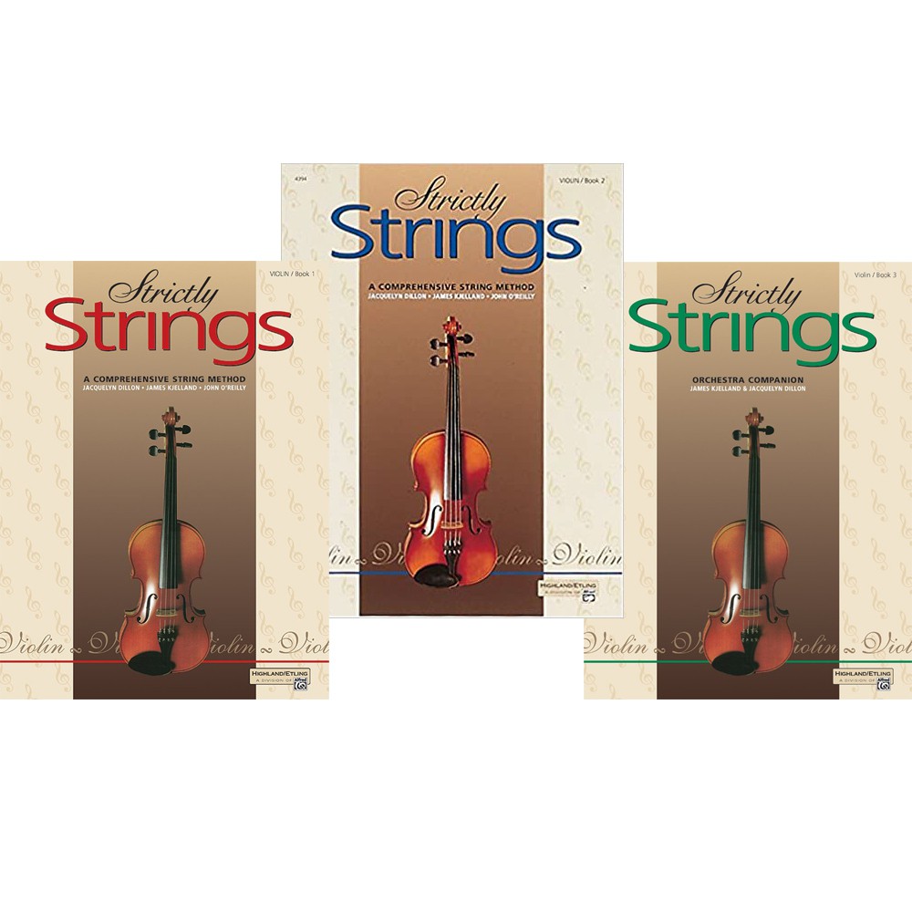 หนังสือเรียนไวโอลิน Strictly Strings Violin เล่ม 1,2,3 | Shopee Thailand