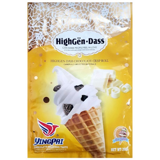 Highgen Dass (Vanilla) crisp roll (Yingpai brand) ไฮเกนดาส เวเฟอร์โคน ...