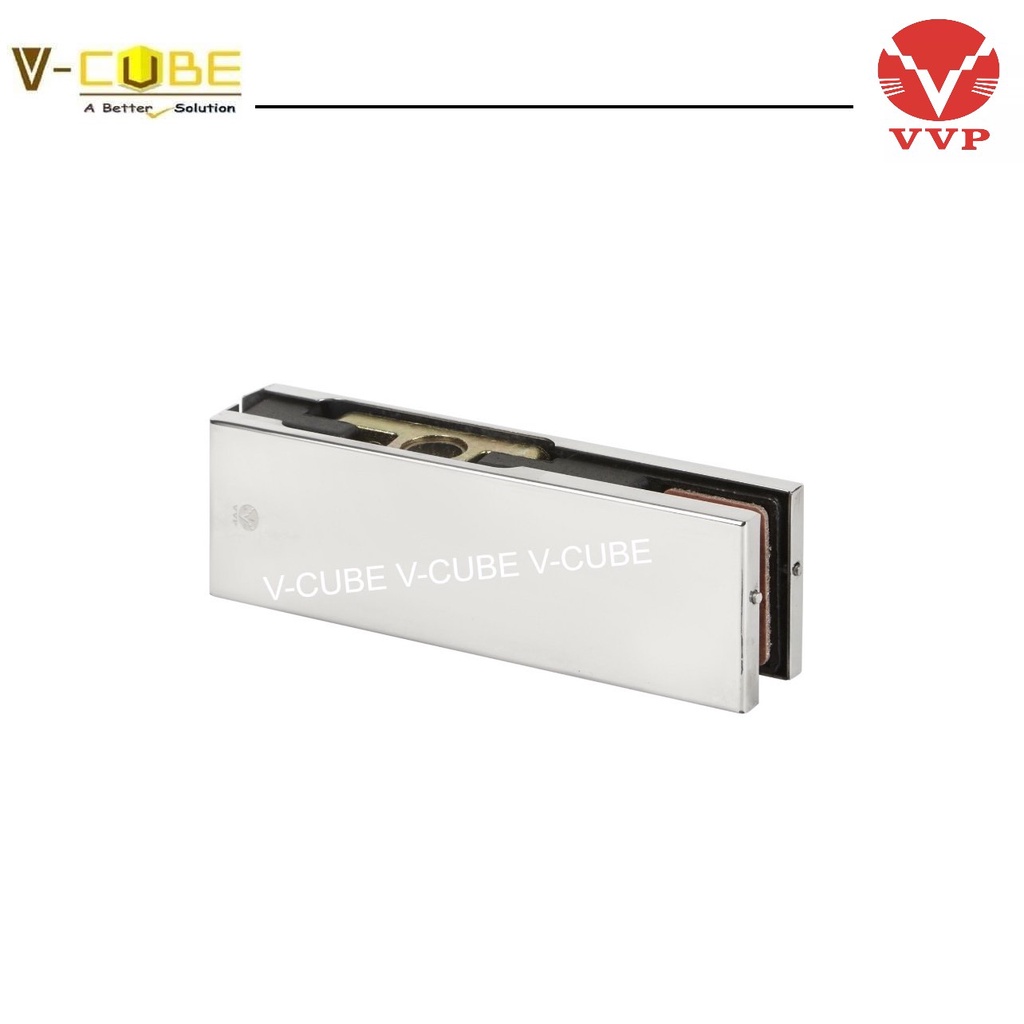 FT20 ตัวหนีบบน-สีแสตนเลส-สำหรับประตูกระจกบานเปลือย FT20-PS"VVP" | Shopee Thailand