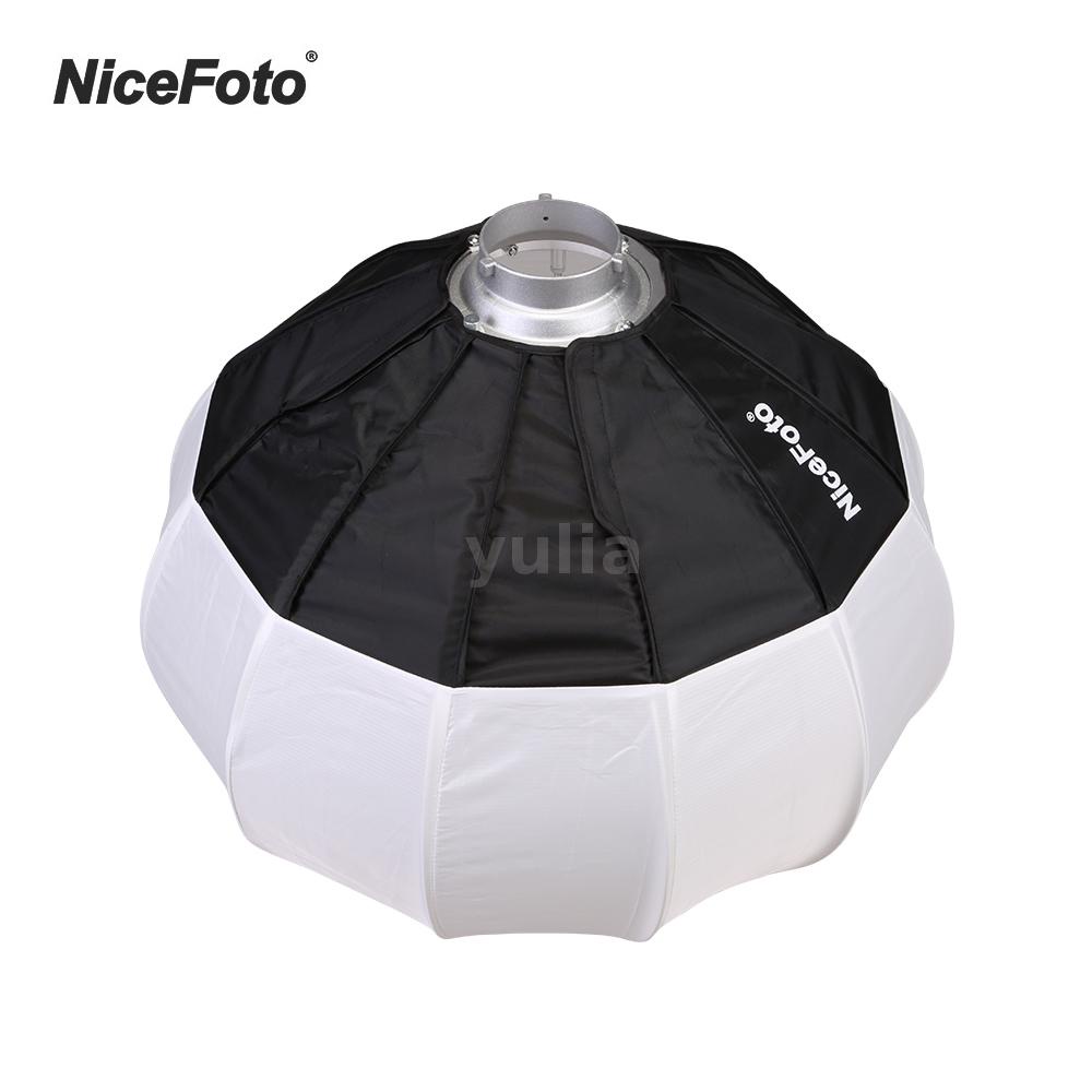 NiceFoto 50cm/20inch Foldable Lantern Style Softbox Ball Shape Soft Box ...