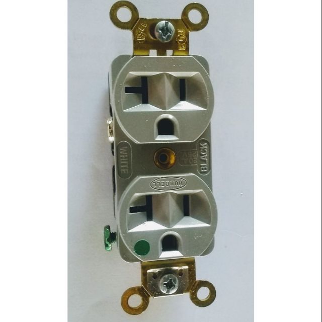 ปลั๊ก ผนัง HUBBELL OUTLET HBL 8300 HG Hospital Grade แท้ๆ | Shopee Thailand