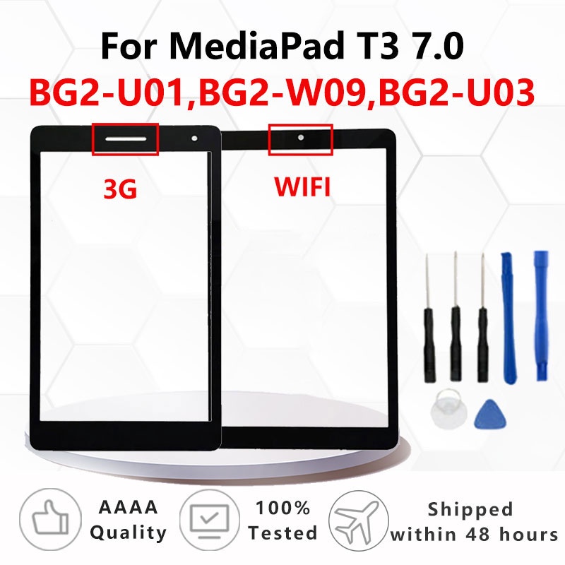 ใหม่หน้าจอสัมผัสสําหรับ Huawei MediaPad T3 7.0 3G หรือ WIFI BG2-W09 BG2 ...