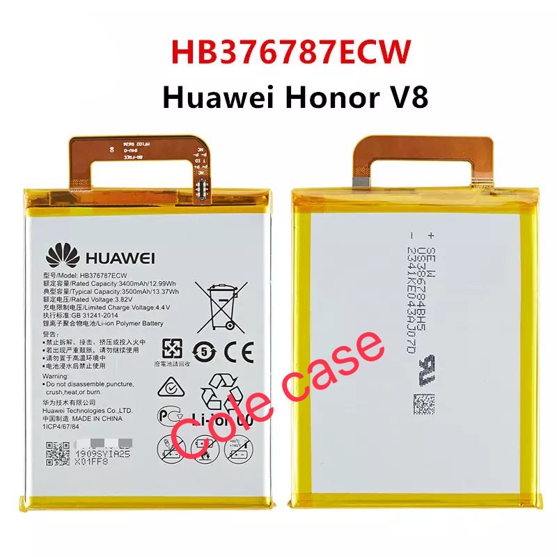 แบตเตอรี่ Honor V8 HB376787ECW 3500mAh ส่งจาก กทม | Shopee Thailand