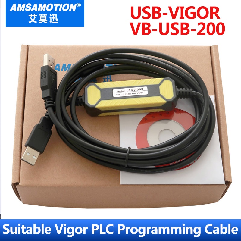 Yth YY อะแดปเตอร์สายเคเบิลโปรแกรม USB-VIGOR VH VB M Series PLC USB เป็น ...
