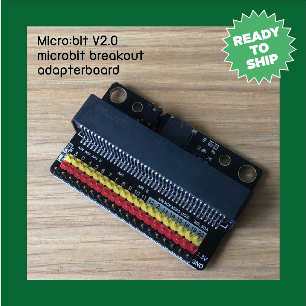 micro:bit GPIO Expansion Board บอร์ดขยาย ขา GPIO ของ ไมโครบิต | Shopee ...