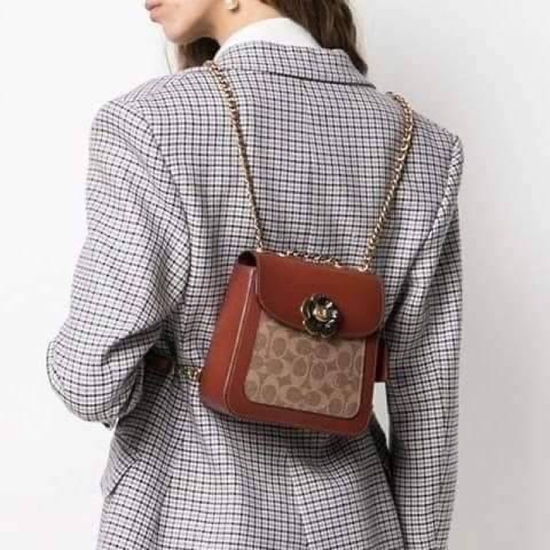 COACH (C0828) MADISON CONVERTIBLE BACKPACK 18 IN SIGNATURE CANVAS ...
